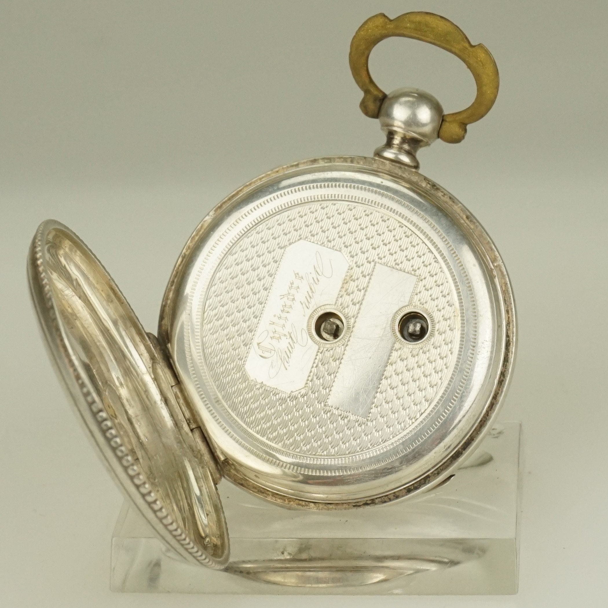 RARE Solid Silver Pocket Watch Antique Men's No Fusee - Etsy