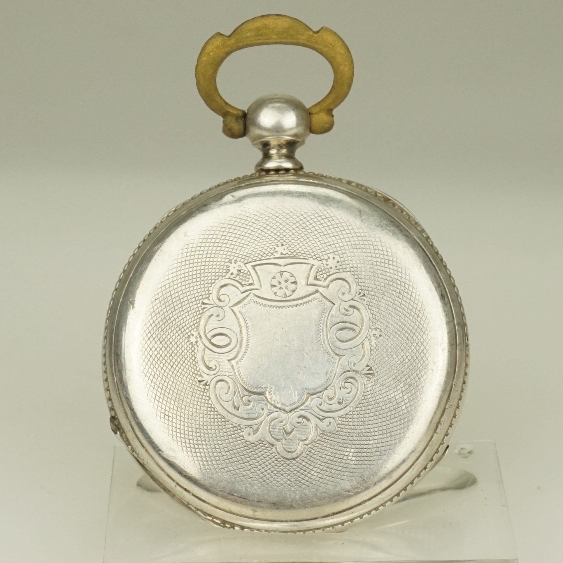 RARE Solid Silver Pocket Watch Antique Men's No Fusee Duplex ...