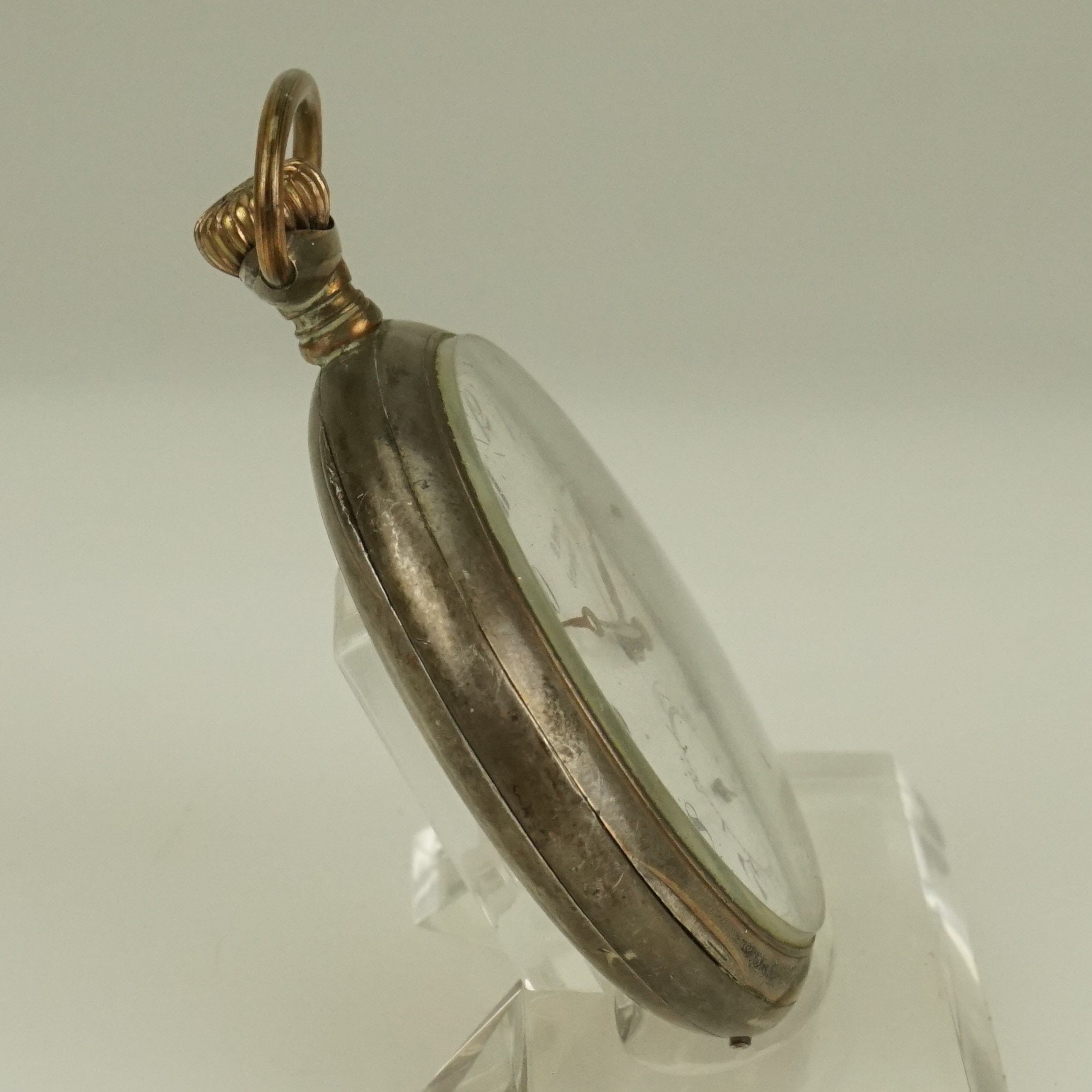 RARE Solid Silver Pocket Watch Antique Men's Ladies No Fusee Duplex ...