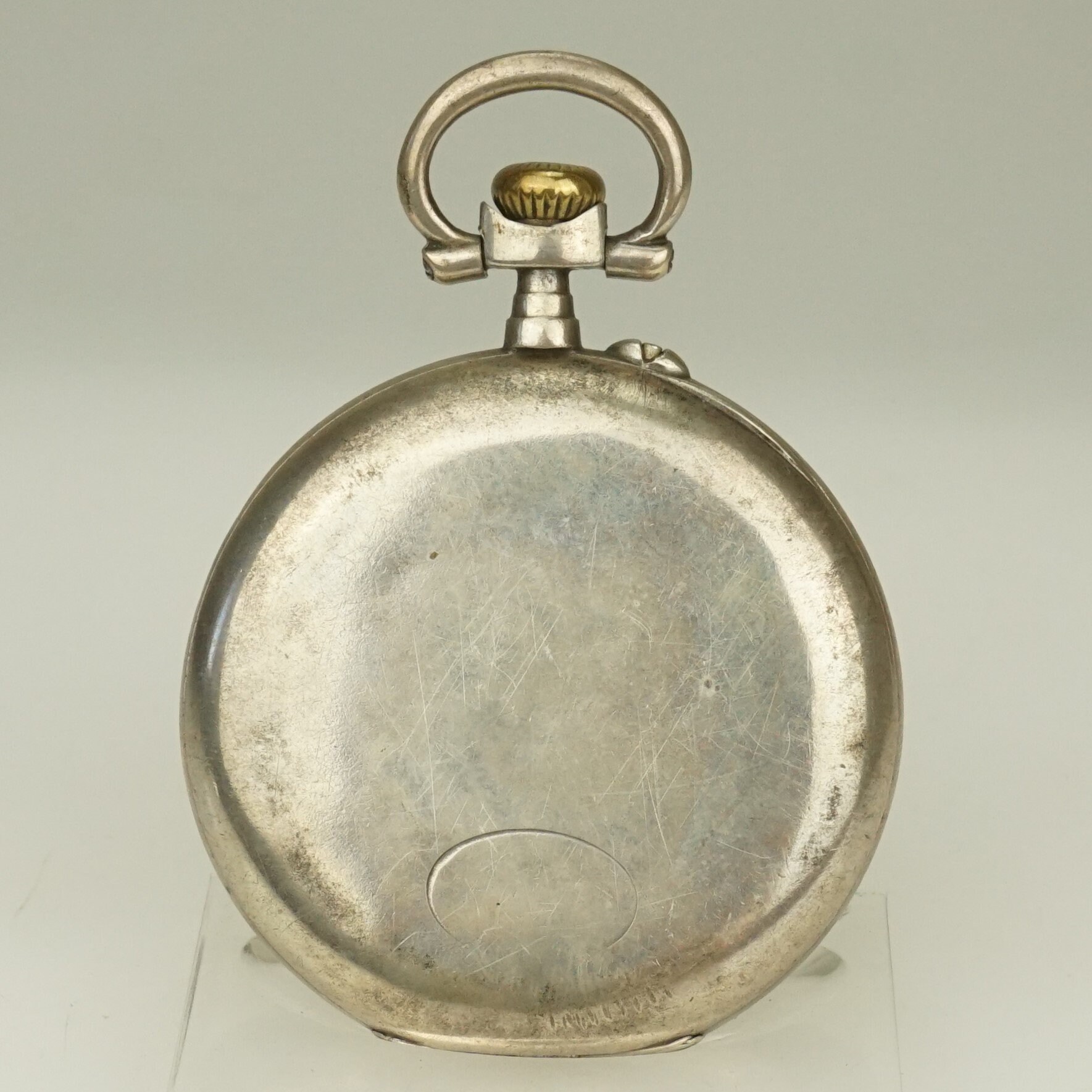 RARE Solid Silver Pocket Watch Antique Men's Ladies No Fusee Duplex ...