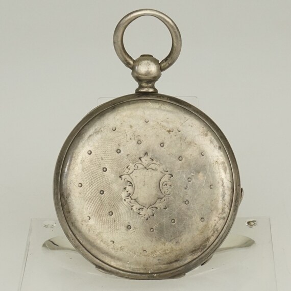 RARE! Solid Silver Pocket Watch Antique Men's Ladies … - Gem