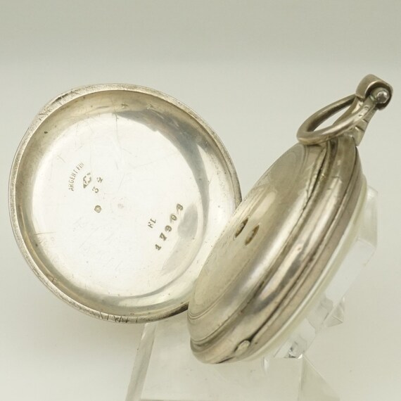 RARE! Solid Silver Pocket Watch Antique Men's Ladies … - Gem