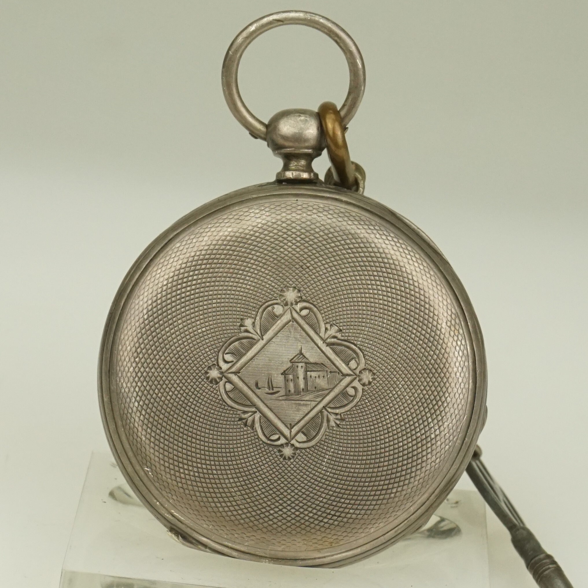 RARE Solid Silver Pocket Watch Antique Men's No Fusee Duplex ...