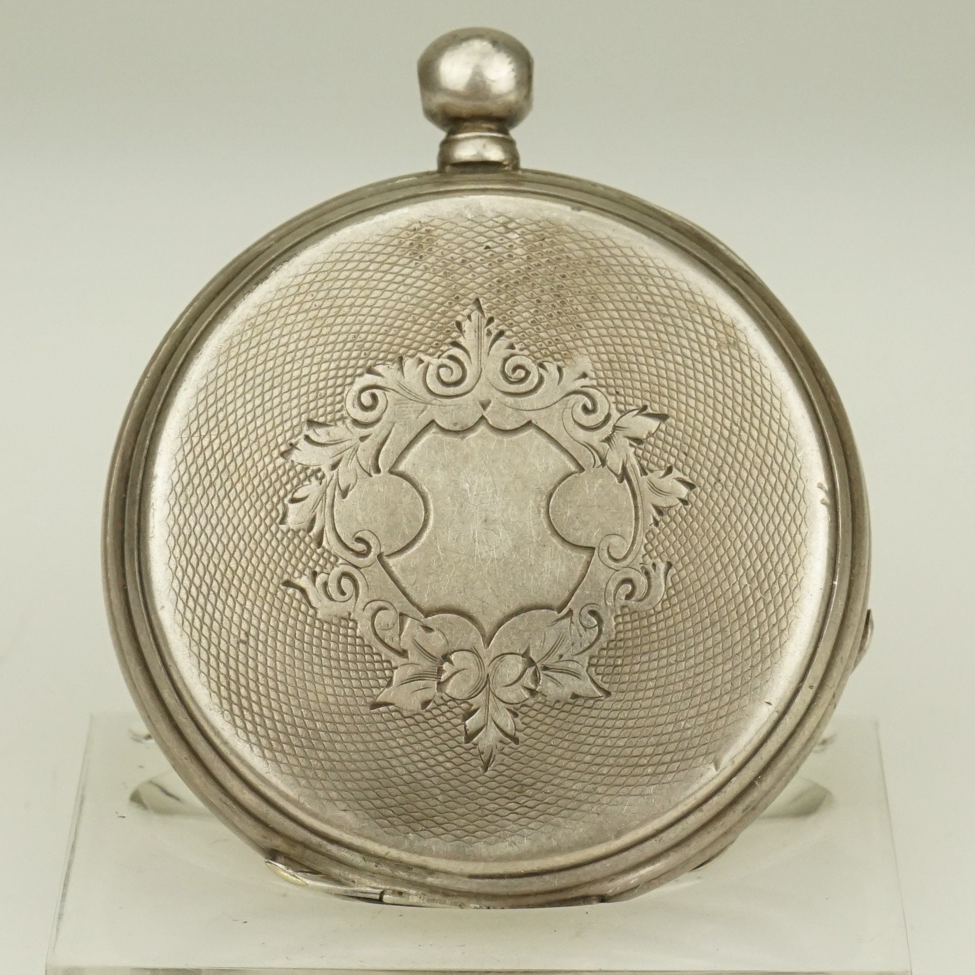 RARE Solid Silver Pocket Watch Antique Men's No Fusee Duplex ...