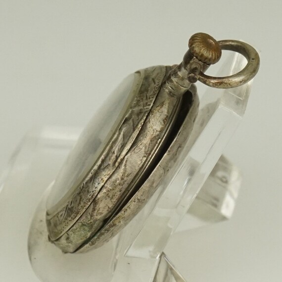 RARE! Solid Silver Pocket Watch Antique Men's Ladies … - Gem