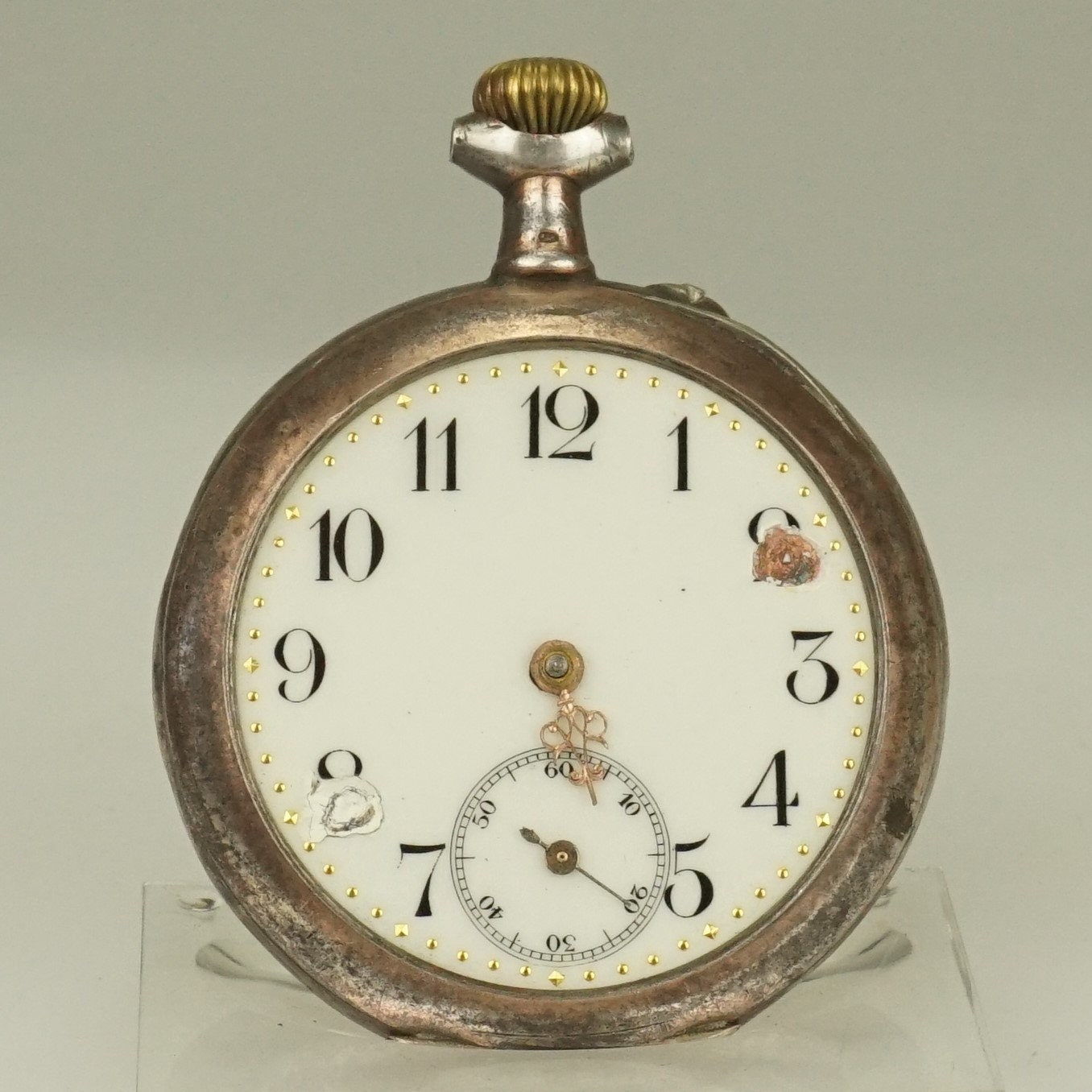 RARE Solid Silver Pocket Watch Antique Men's Ladies No - Etsy