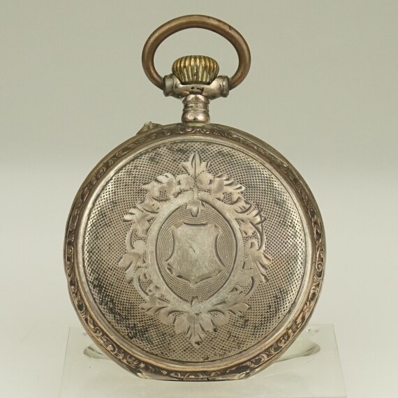 RARE! Solid Silver Pocket Watch Antique Men's Ladies … - Gem