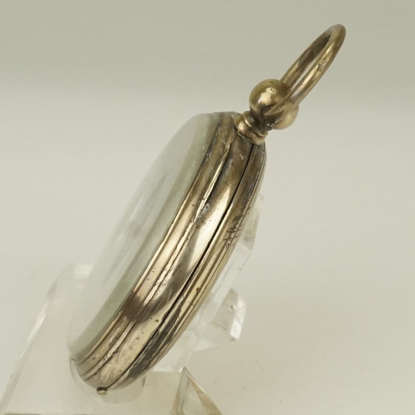 RARE Solid Silver Pocket Watch Antique Men's Ladies No Fusee Duplex ...