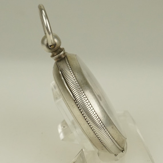 RARE! Solid Silver Pocket Watch Antique Men's no fuse… - Gem