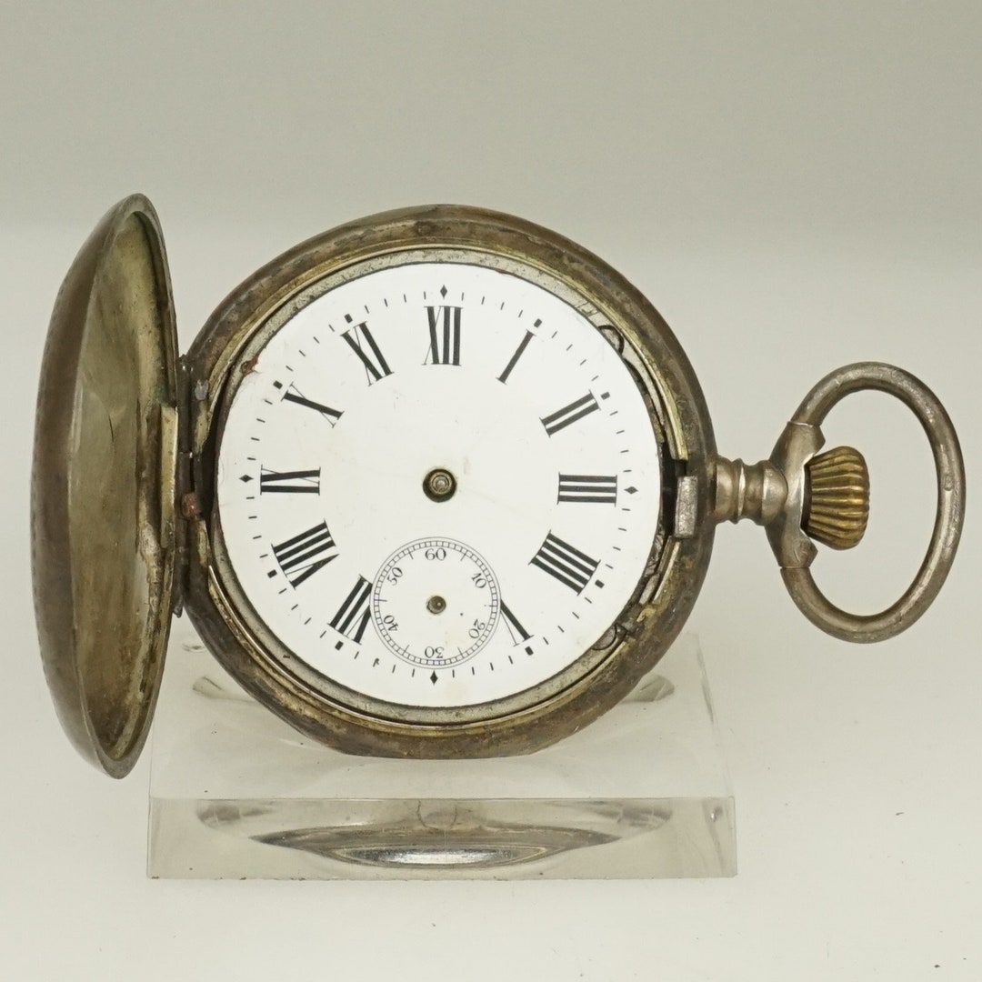 RARE Solid Silver Pocket Watch Antique Men's Ladies No - Etsy