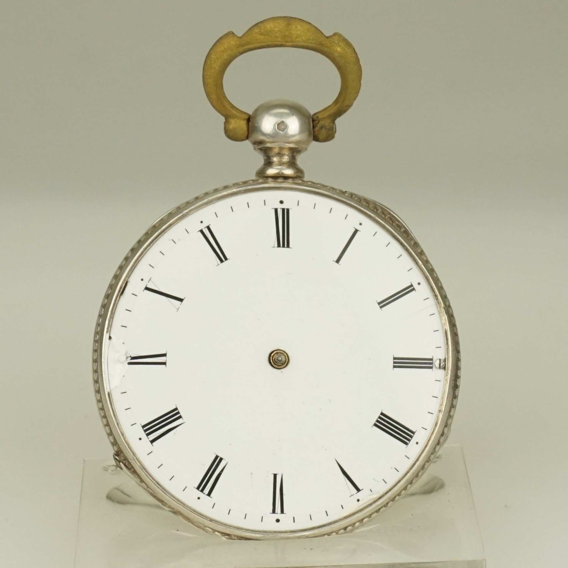 RARE Solid Silver Pocket Watch Antique Men's No Fusee - Etsy