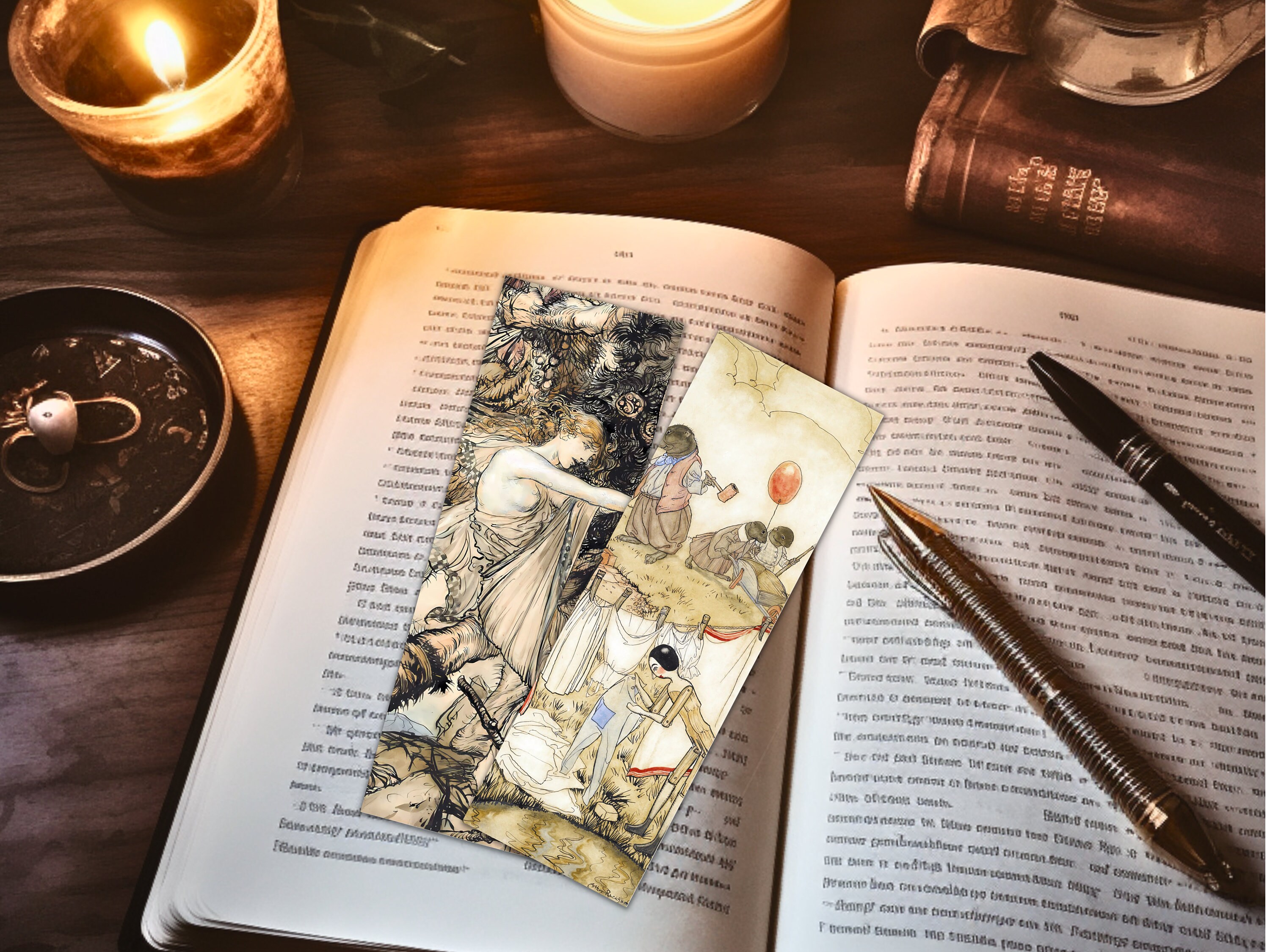Arthur Rackham Printable Bookmarks, Vintage Digital Download, 16 High ...