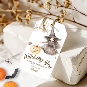 Editable Halloween Tags| Printable Tags| Halloween Gift Tags | Favor ...