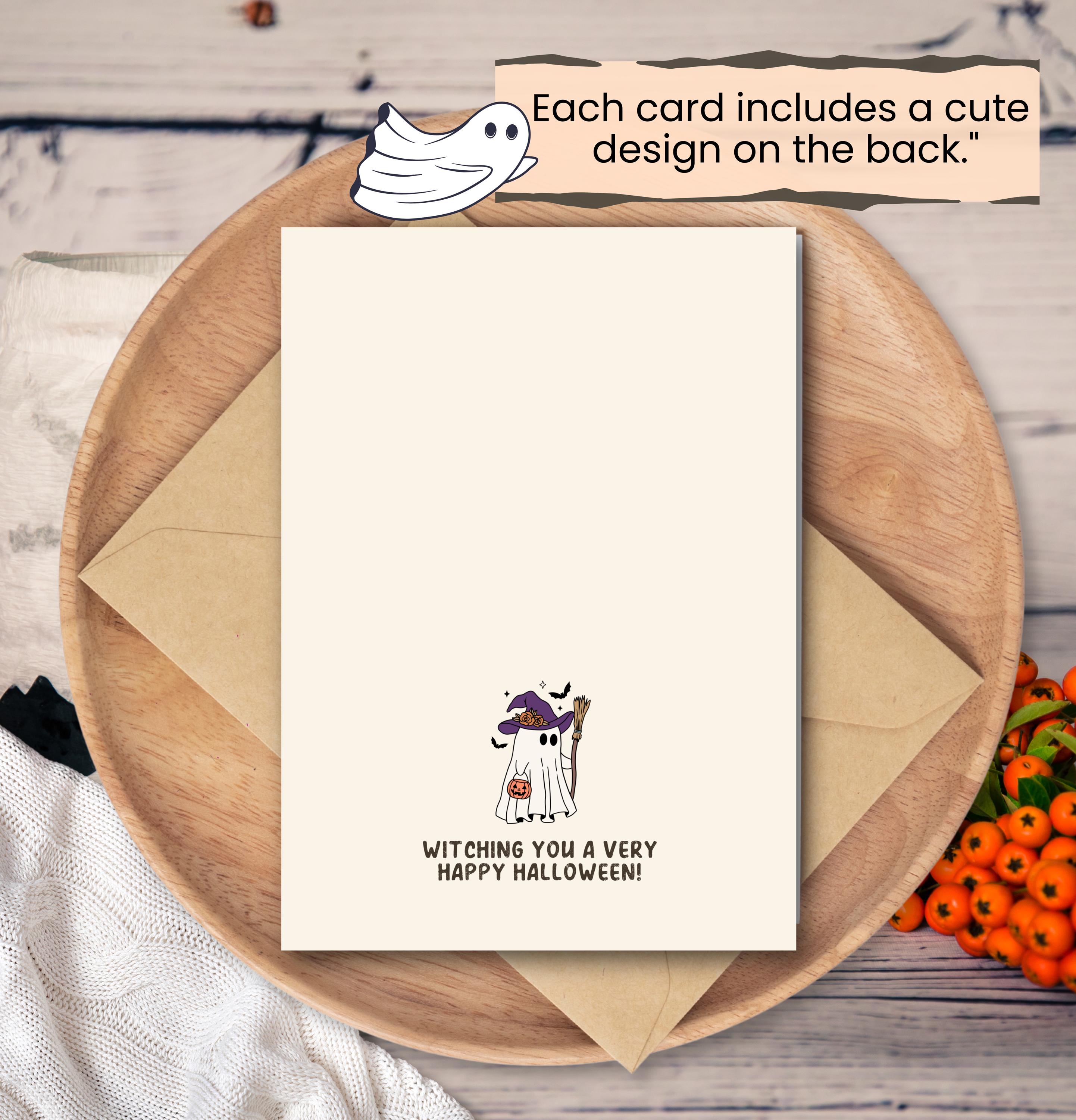 Ghost Halloween Printable Cards | Kids Halloween Party Greeting Cards ...