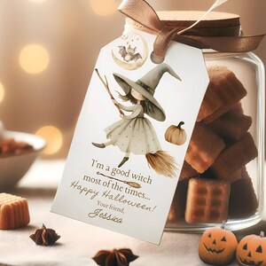 Editable Halloween Tags| Printable Tags| Halloween Gift Tags | Favor ...