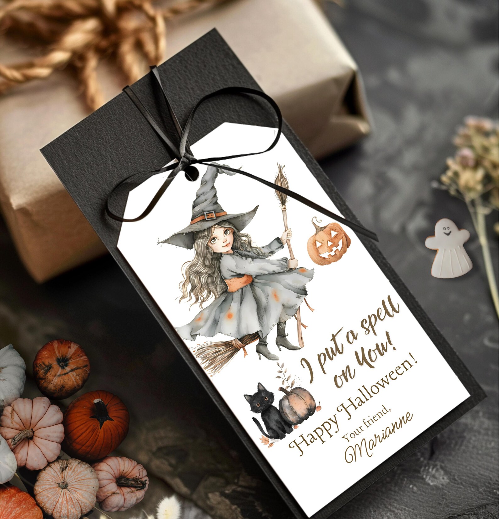 Editable Halloween Tags| Printable Tags| Halloween Gift Tags | Favor ...