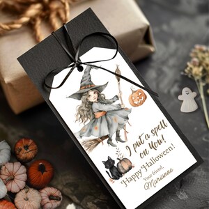 Editable Halloween Tags| Printable Tags| Halloween Gift Tags | Favor ...