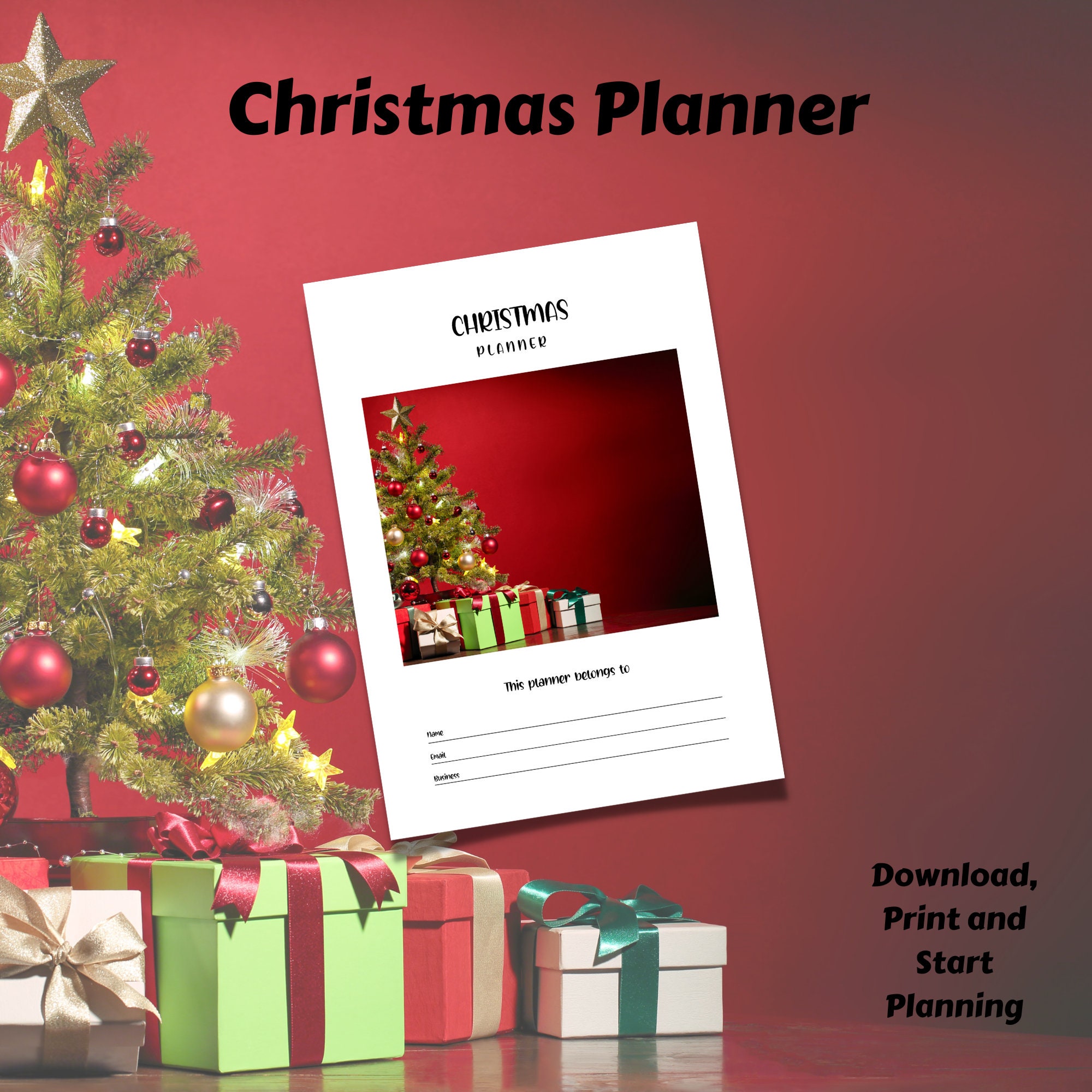 Christmas Planner, Printable Christmas Budget, Christmas Gift Planner ...