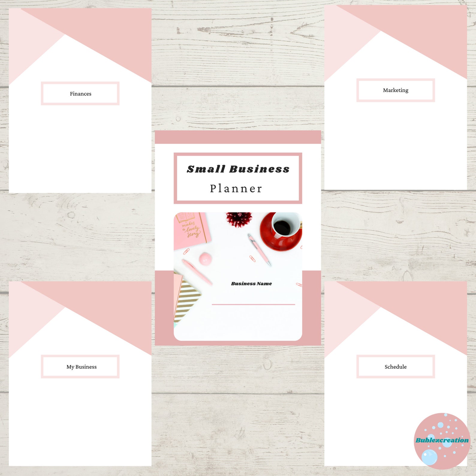 Business Planner Printable, Business Planner Bundle, Digital Download ...