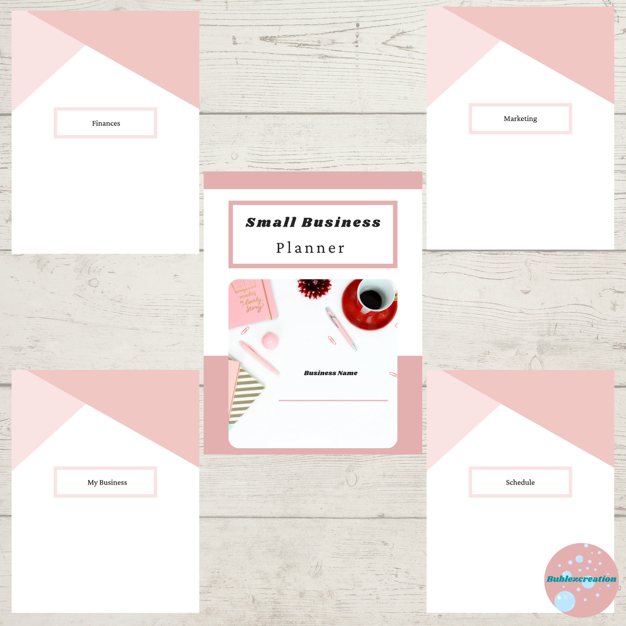 Business Planner Printable, Business Planner Bundle, Digital Download ...