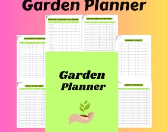 Garden Planner Printable, Gardening Log, Garden Journal, Gardening ...