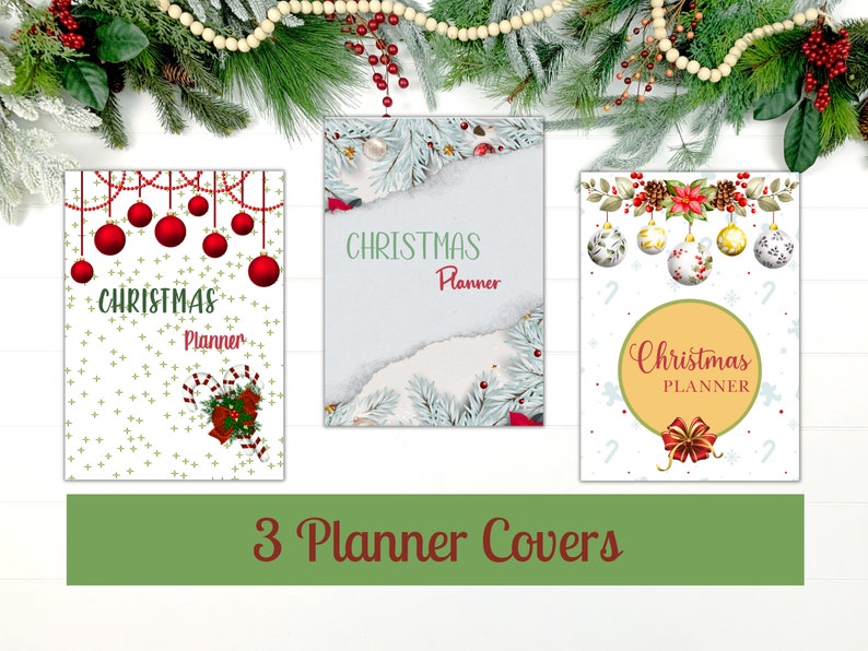 Christmas Planner Printable, Holiday Planner Kit, Xmas Gift Planner ...