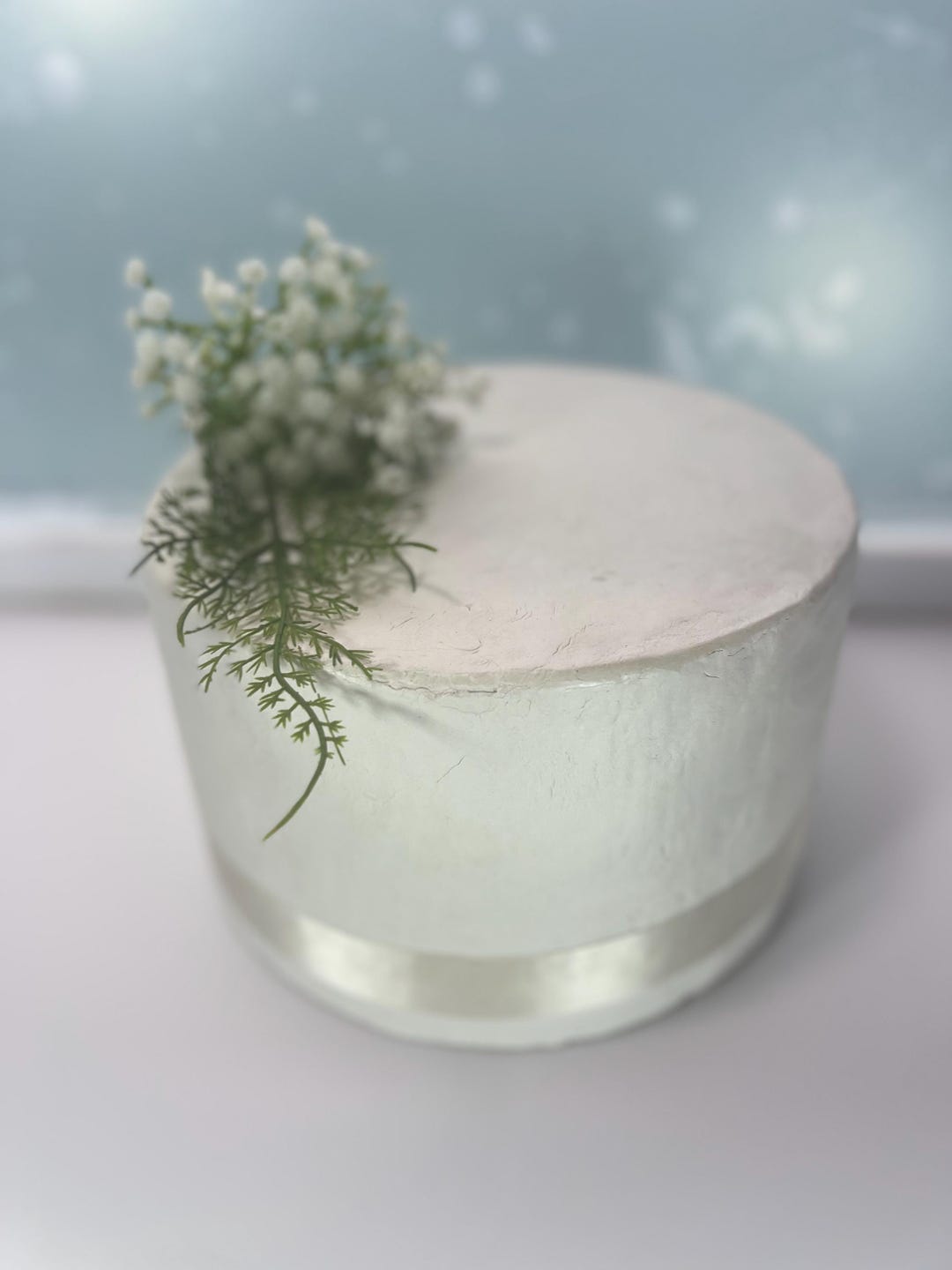 Handmade Fern & Gypsophila Cake Topper: Artificial Wedding Flowers - Etsy
