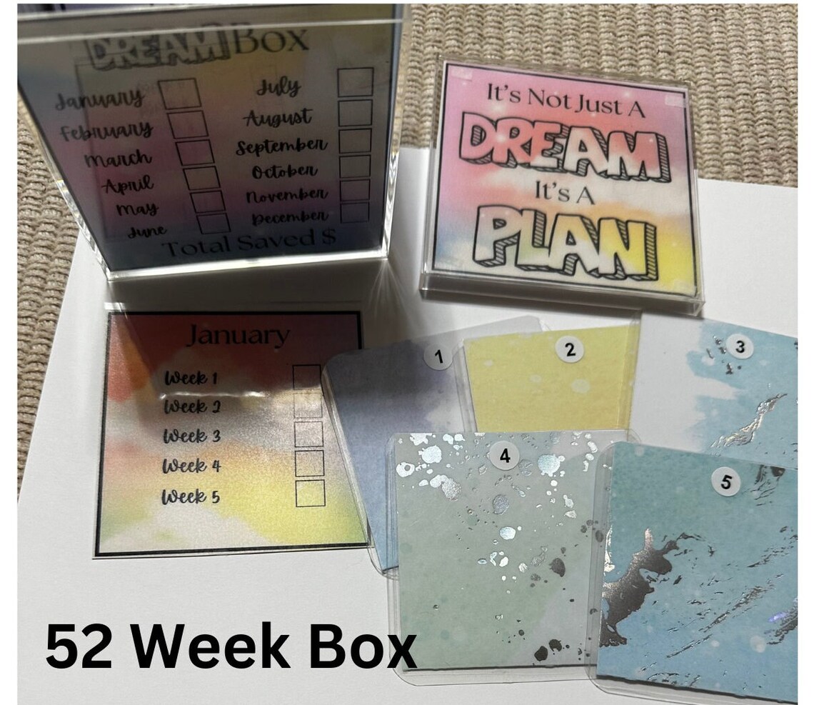 Dream Box-envelope Box for Cash Stuffing - Etsy