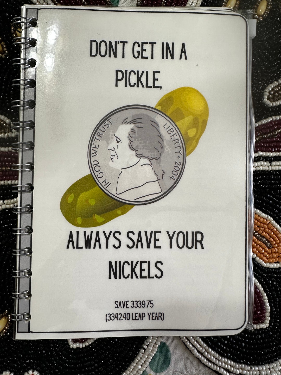 Nickel Savings Challenge Book- Don't Get in a Pickle, Always Save Your ...