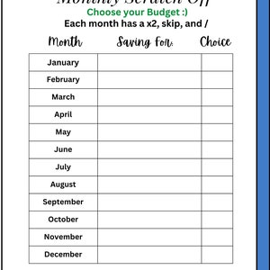 144 Scratch Offs-monthly Scratch off Savings Challenges-cash Envelope ...