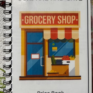 Compare and Save Grocery Price Book-grocery Shopping-prepper Pantry - Etsy