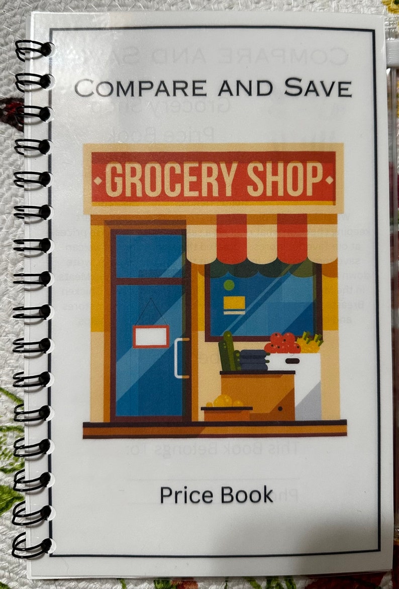 Compare and Save Grocery Price Book-grocery Shopping-prepper Pantry - Etsy