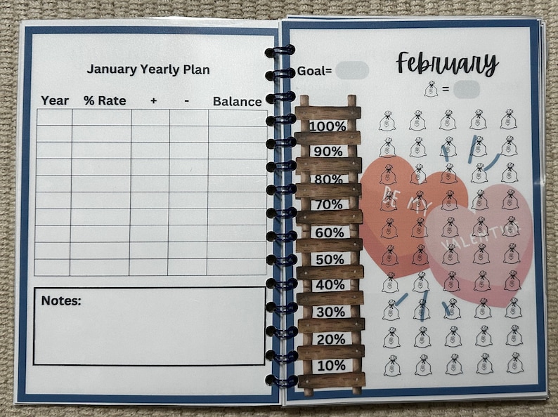 Step by Step Ascend the Ladder of Success-cd Ladder Tracker-savings ...