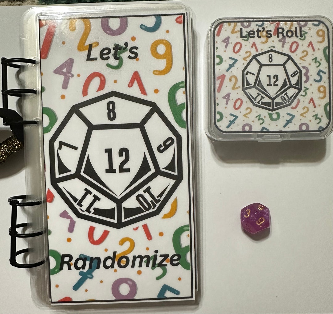 Let’s Randomize Numbers Savings Challenge Binder- Randomizer Challenge ...