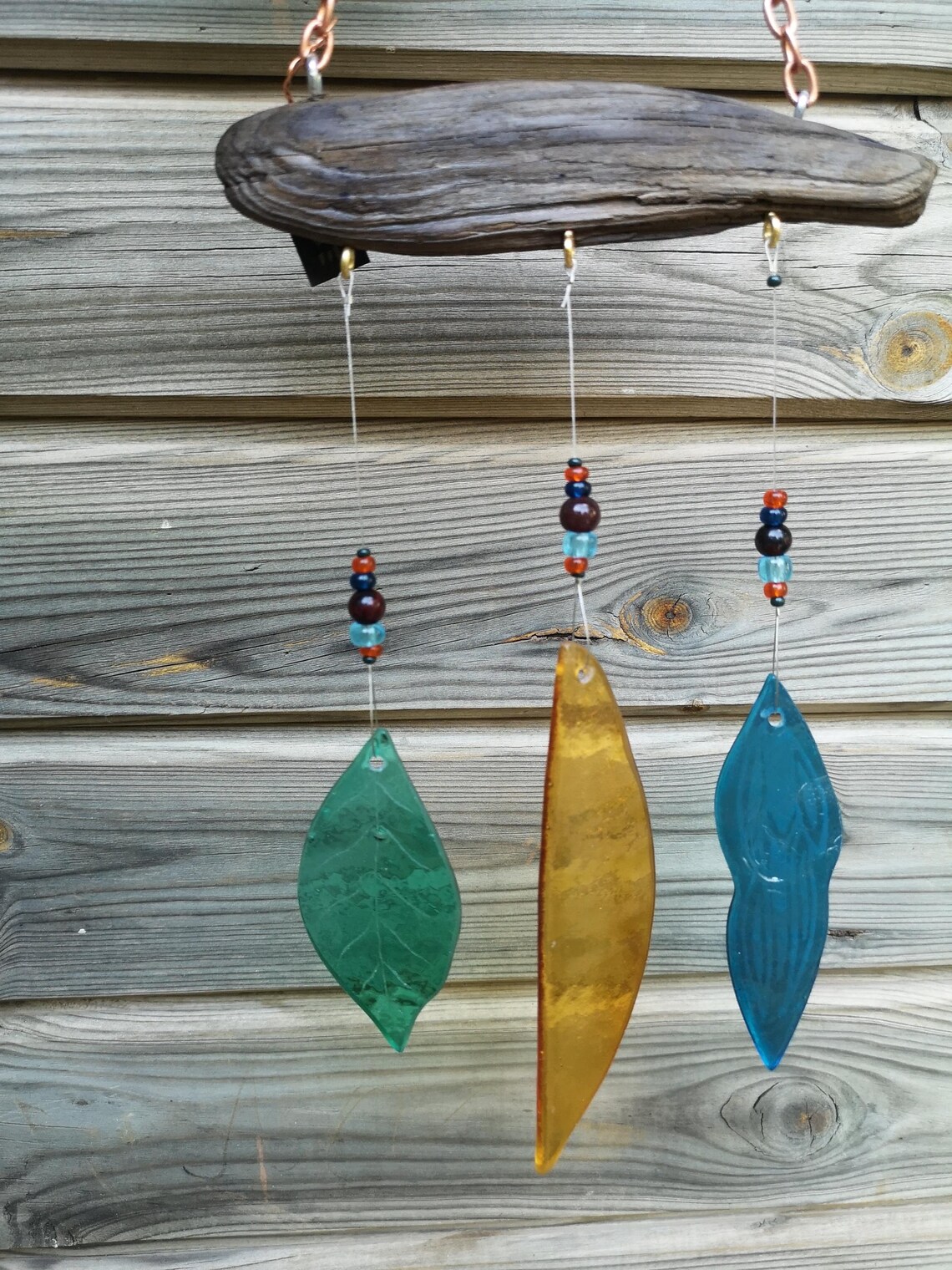 Small Sun Catcher, Glass Wind Chime, Multicolours Windchime, Boho Style ...
