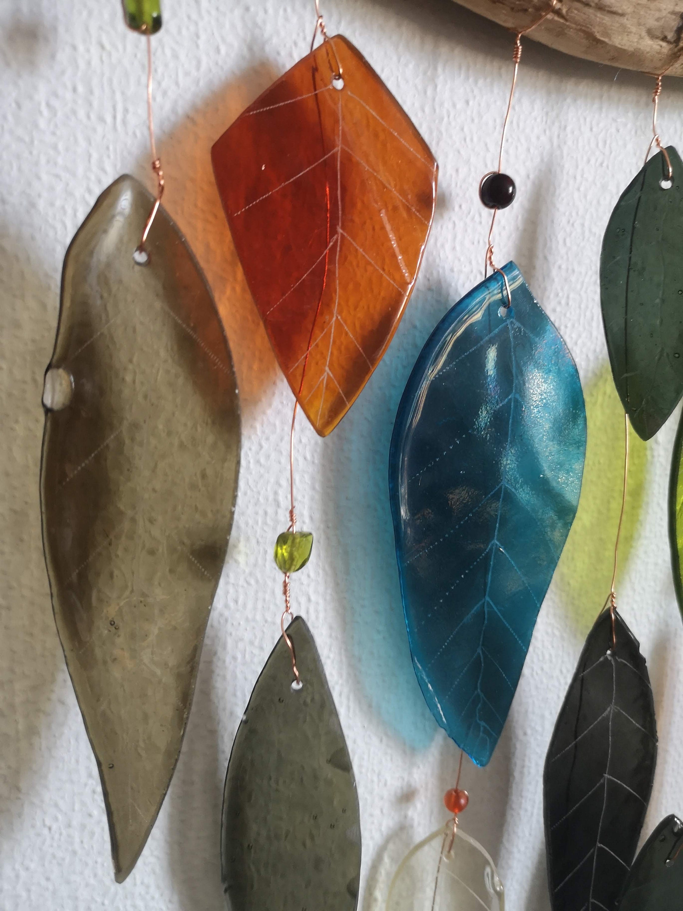 Amazing Sunny Wall Decor, Garden Decor, Glass Wind Chime, Multicolours ...