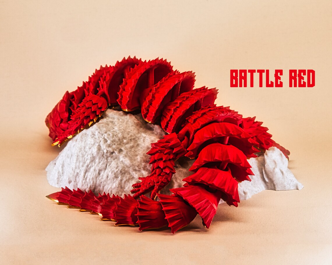 Armadillo Lizard - 20+ Colors to Choose From - Articulated Articulating ...