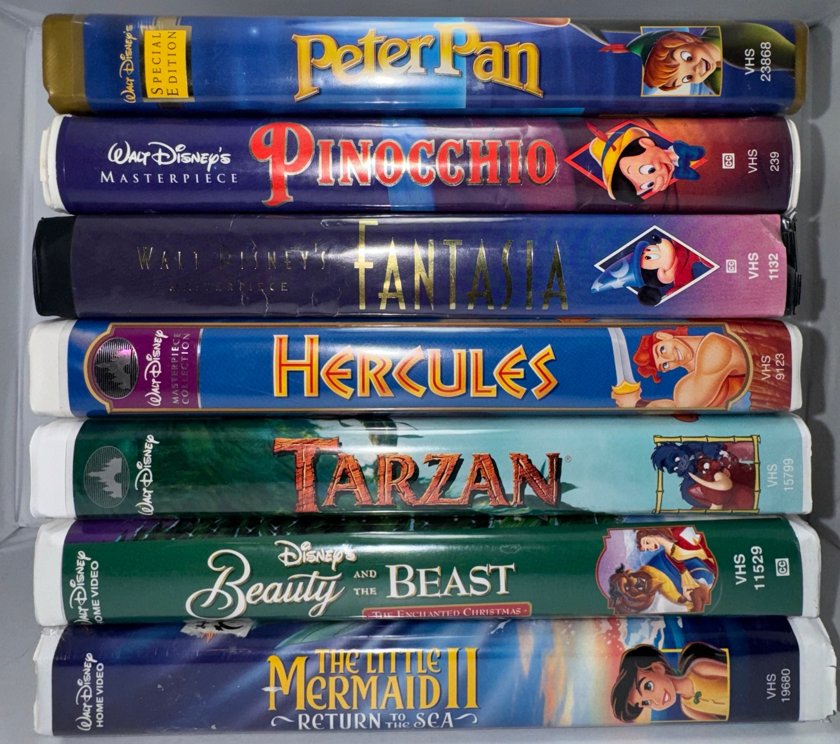 Vintage Walt Disney VHS Bundle W/ Rare BLACK DIAMOND Editions - Etsy