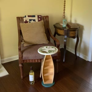 Beautiful Boat Pedestal End Table With Storage Shelves - Etsy