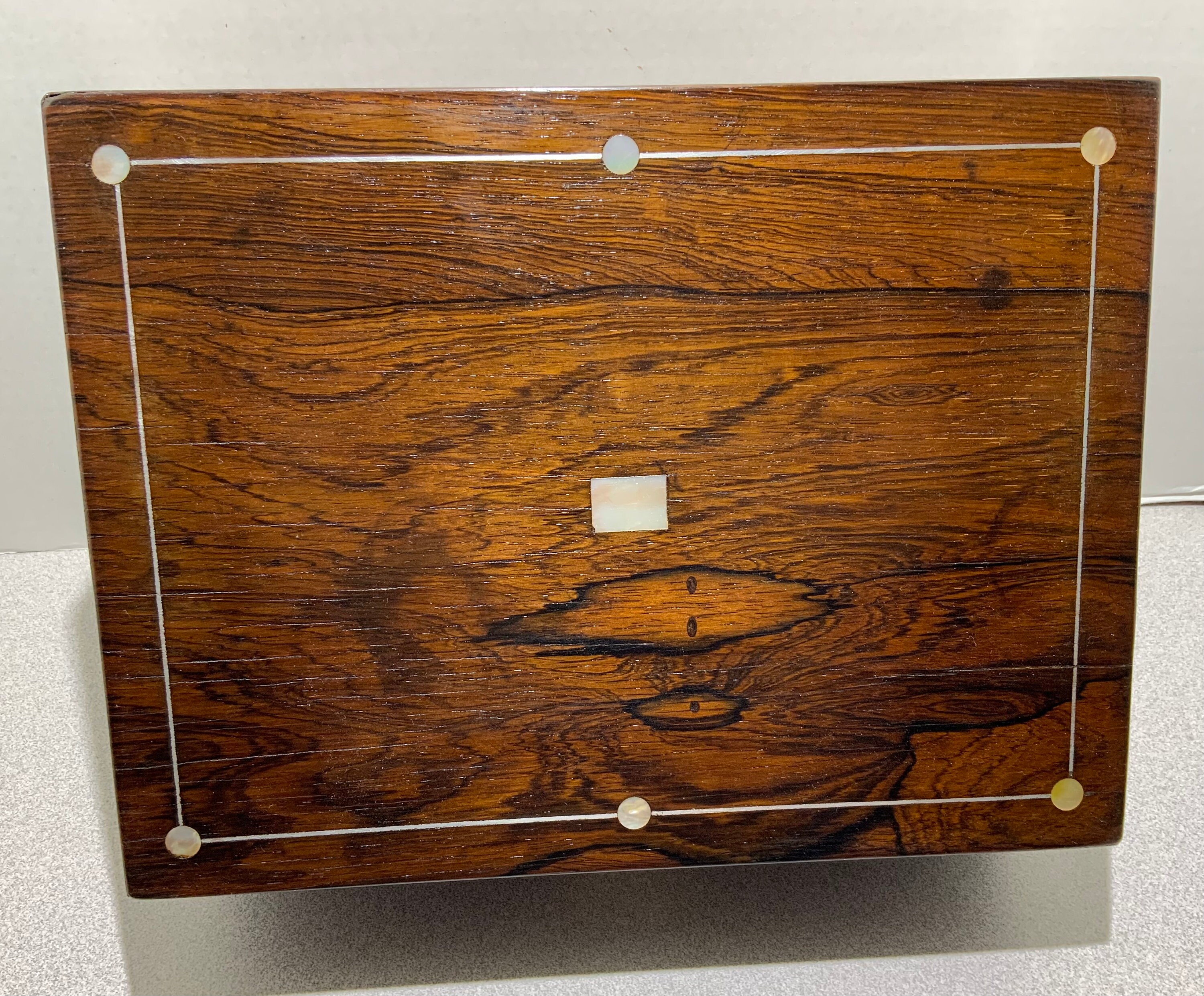 Beautiful Antique Vintage Wooden Writing Box Writer's Box in Rosewood ...