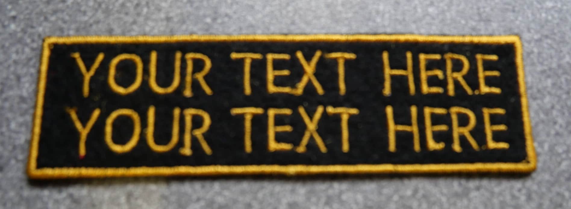 Personalised Embroidered Felt Patches - Etsy UK