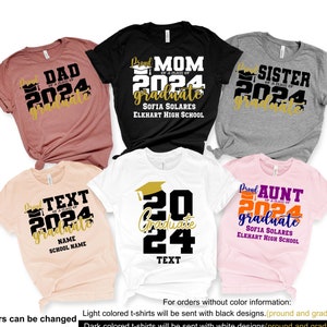 Graduation Family Shirts, Family Matching Shirts, Proud Graduate Shirt,personalized Squad T ...