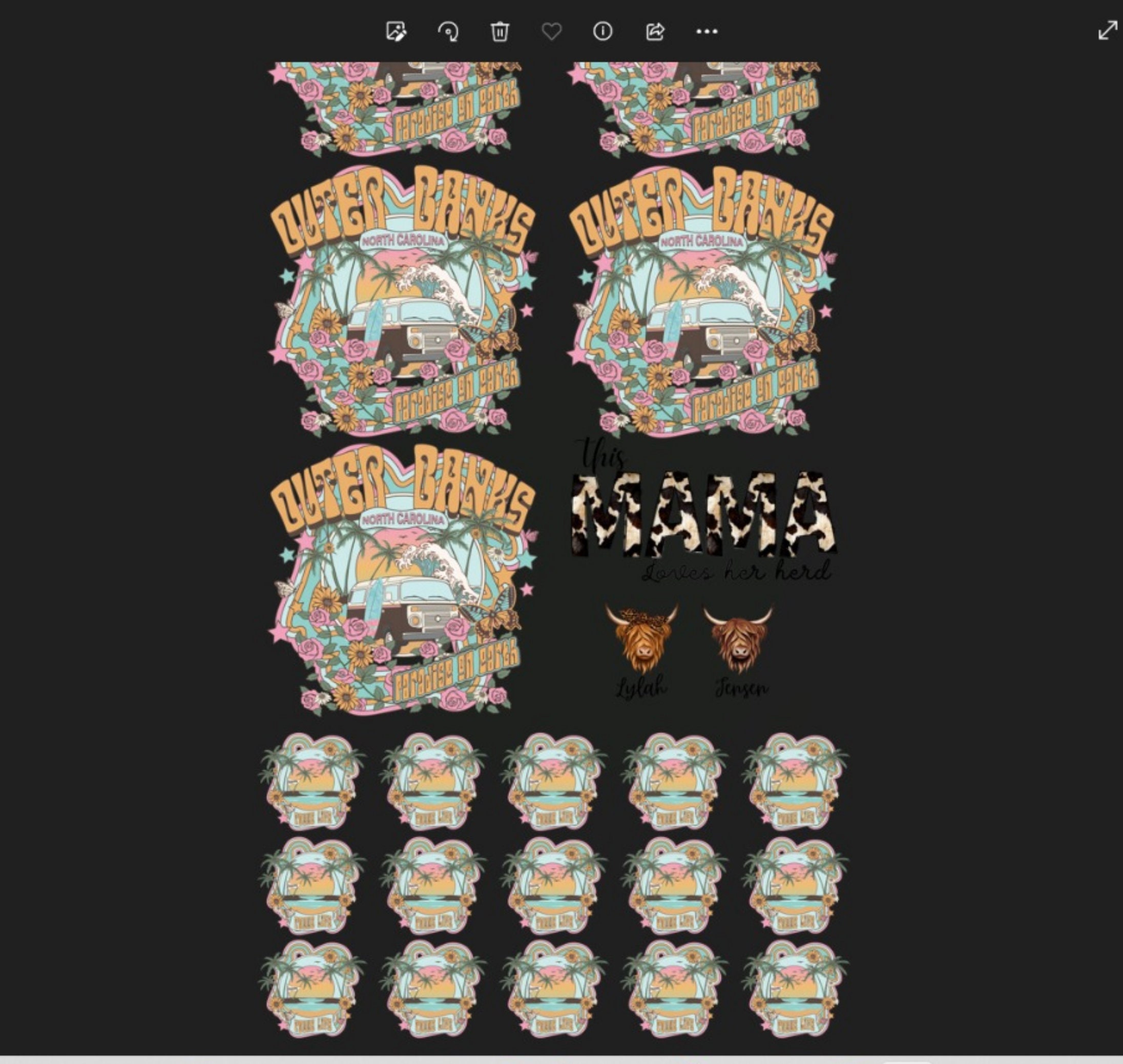 Bulk Gang Sheet, Full Color Custom DTF Transfers, Ready to Press, Gang ...