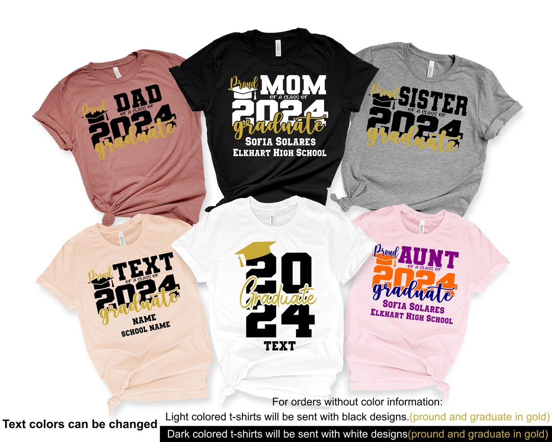 Graduation Family Shirts, Family Matching Shirts, Proud Graduate Shirt ...