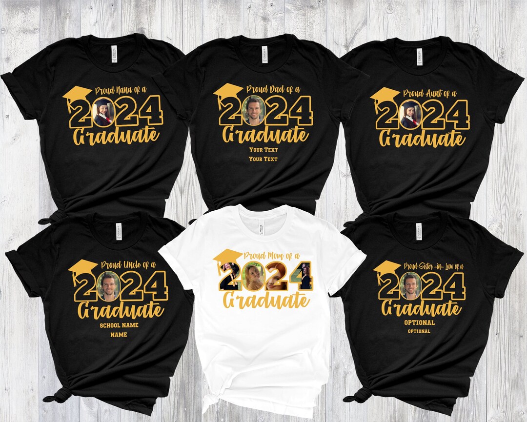 Photo Graduation Shirt, Family Matching Shirts, Proud Graduate Shirt ...