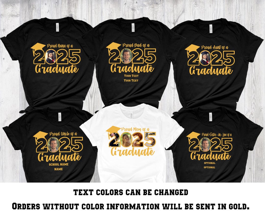 Photo Graduation Shirt, Family Matching Shirts, Proud Graduate Shirt ...