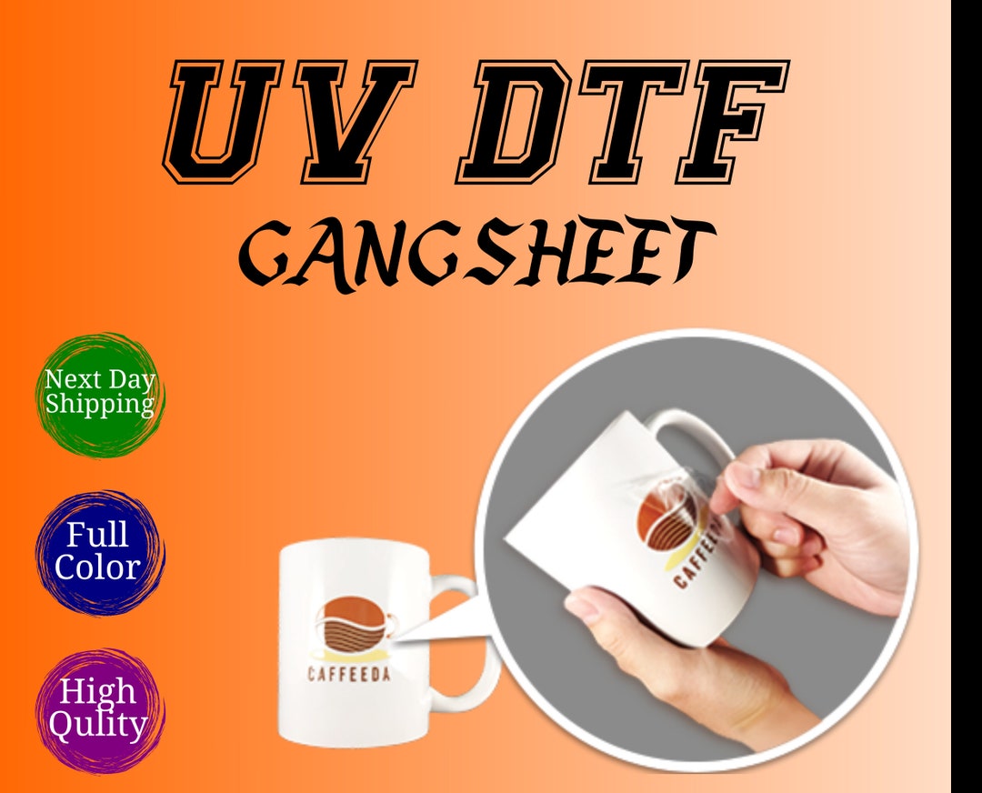 Custom UV DTF Gang Sheet, Stickers, Ready for Press, Wholesale Price ...