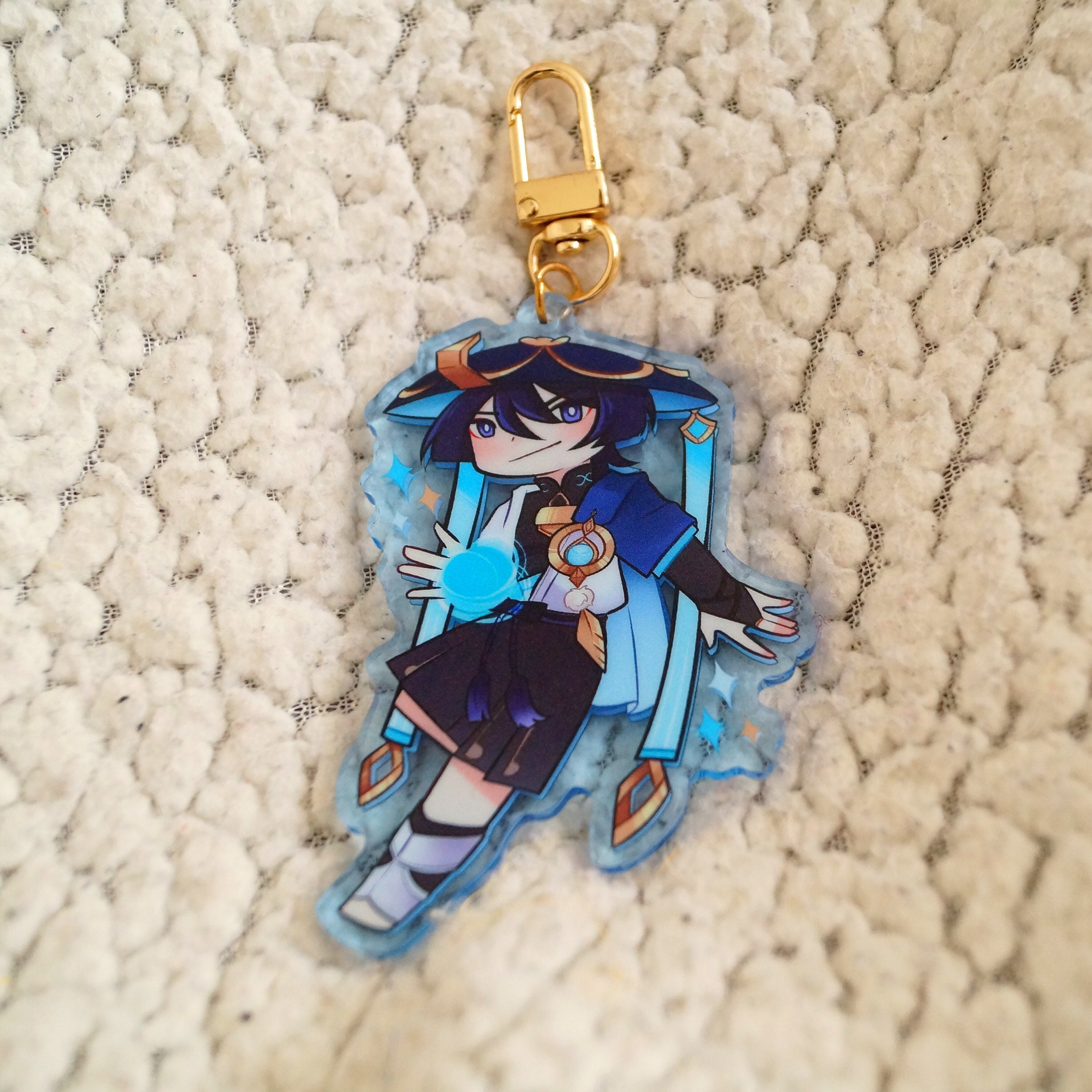 Genshin Wanderer Keychain - Etsy