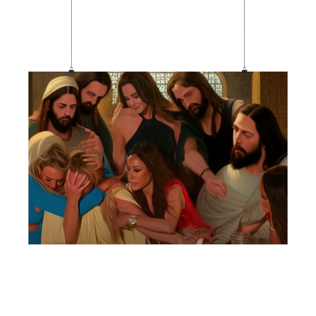 RHOSLC Season 4 the Last Supper in Bermuda Printed Poster 36 X 24 ...