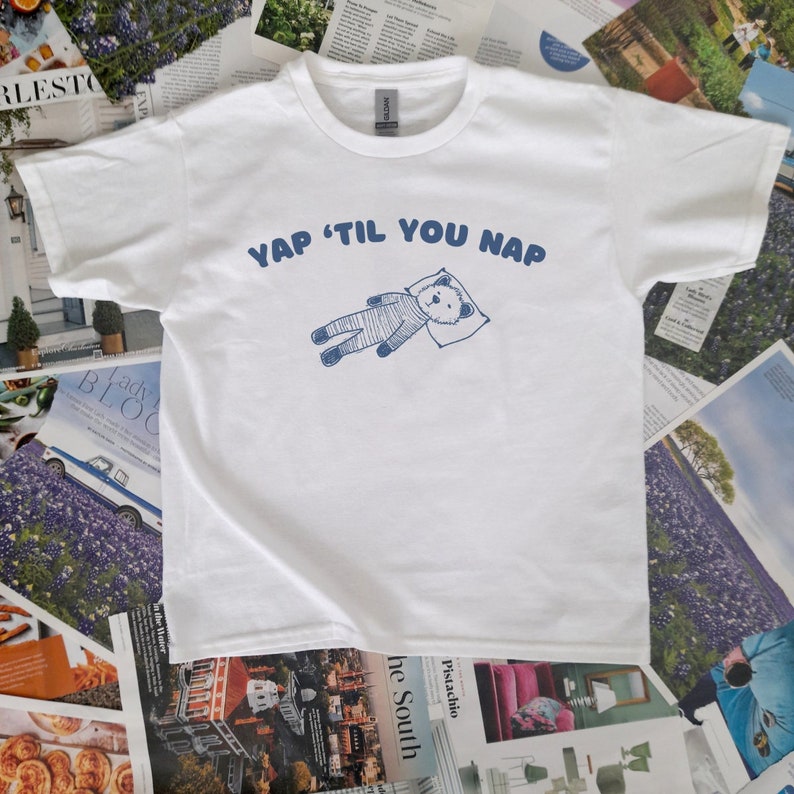 Yap Nap Certified Yapper Girly Shirt | Funny Y2K Meme Shirt | Gift for ...